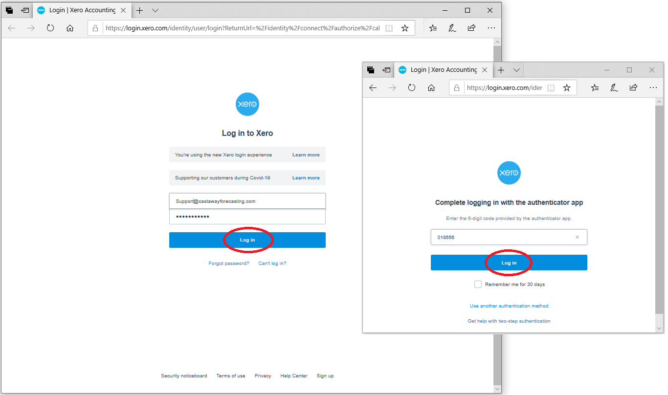 INTEGRATIONS: Importing from Xero – Castaway Forecasting