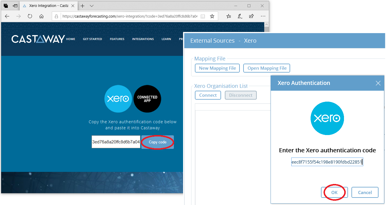 INTEGRATIONS: Importing from Xero – Castaway Forecasting