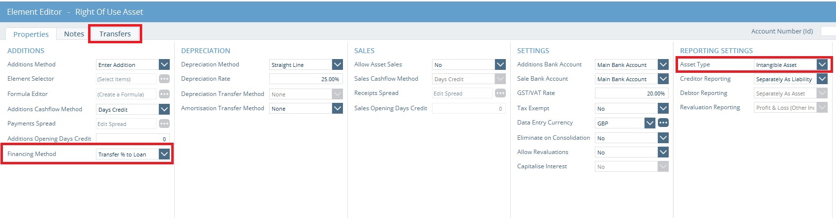Right of Use Assets (ROU) – Castaway Forecasting